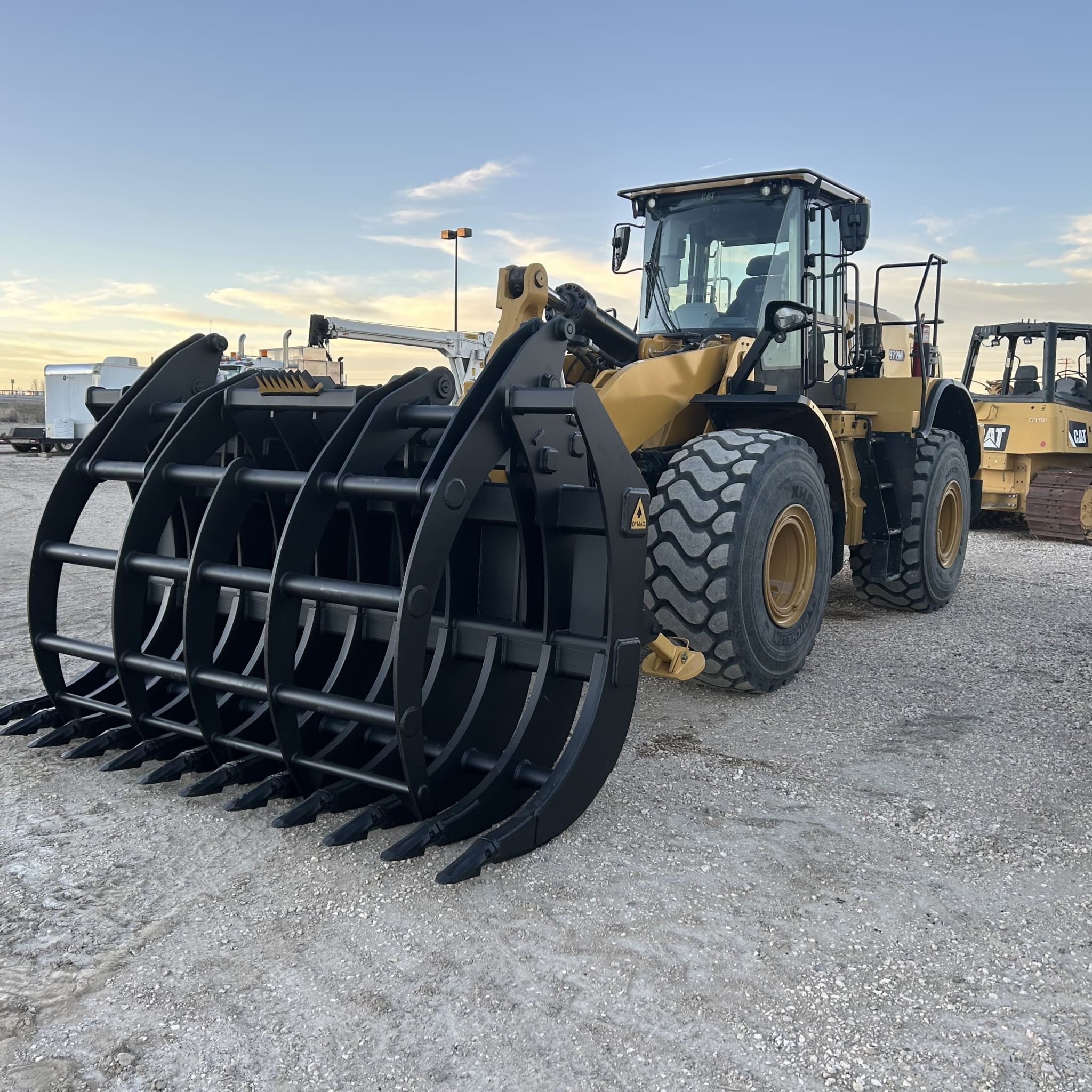 Rake Attachments for Loaders, Excavators & Dozers | Dymax