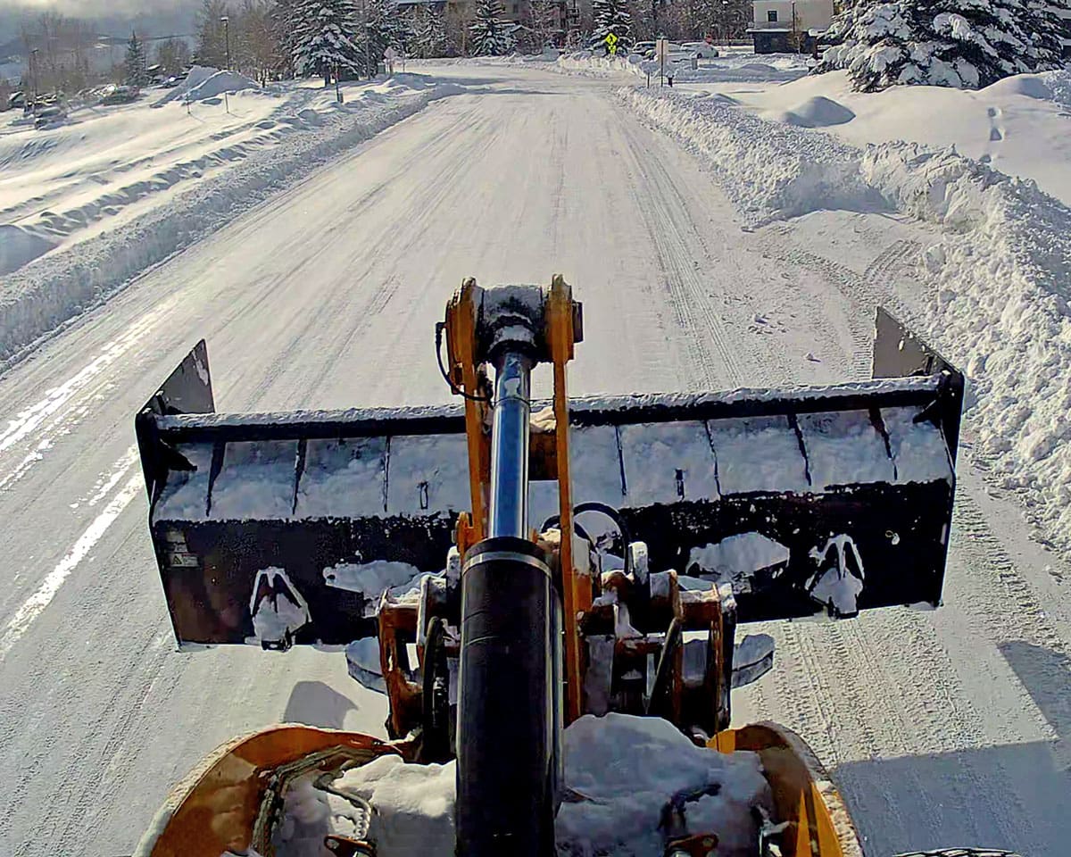 Wheel Loader Snow Blade | Hydraulic Angle Plow | Dymax