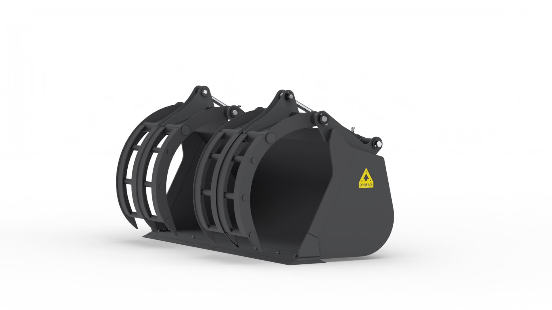 Agriculture Grapple Bucket | Wheel Loader Attachment - Dymax Inc