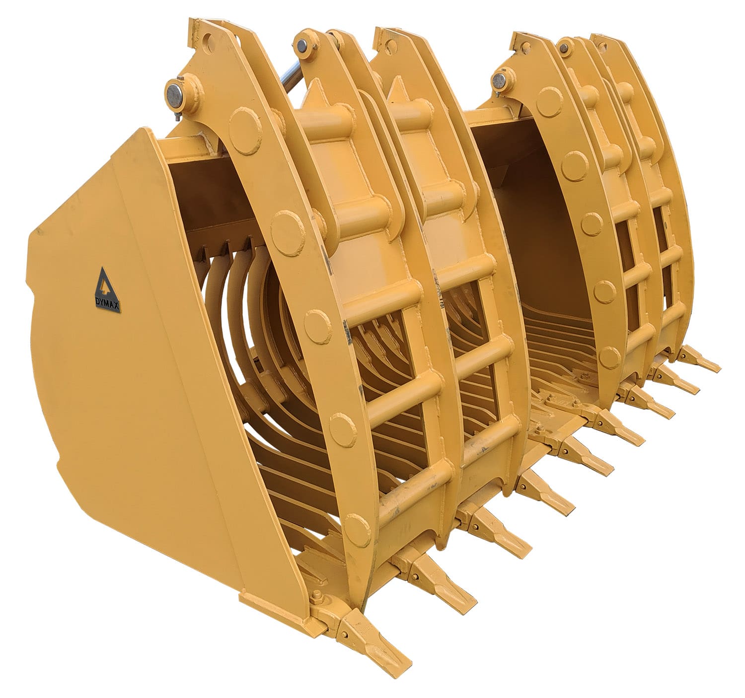 Dymax Skeleton Rock Grapple Bucket for Wheel Loaders