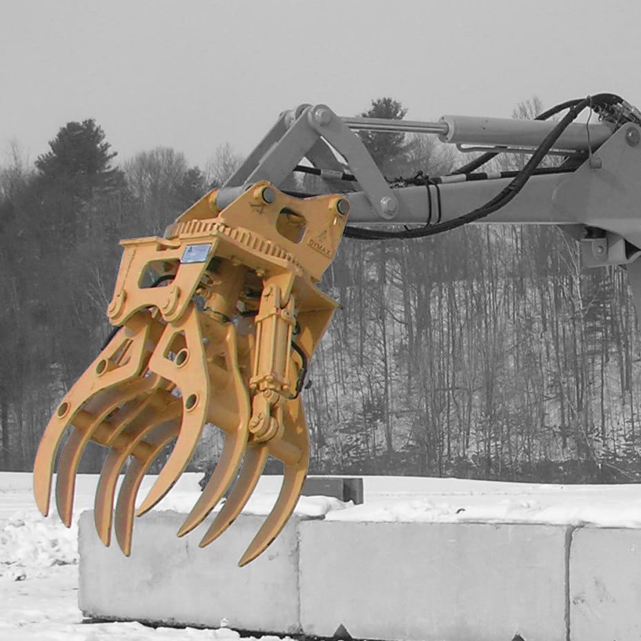 Excavator Ammunitions Grapple – Military Demilitarization | Dymax