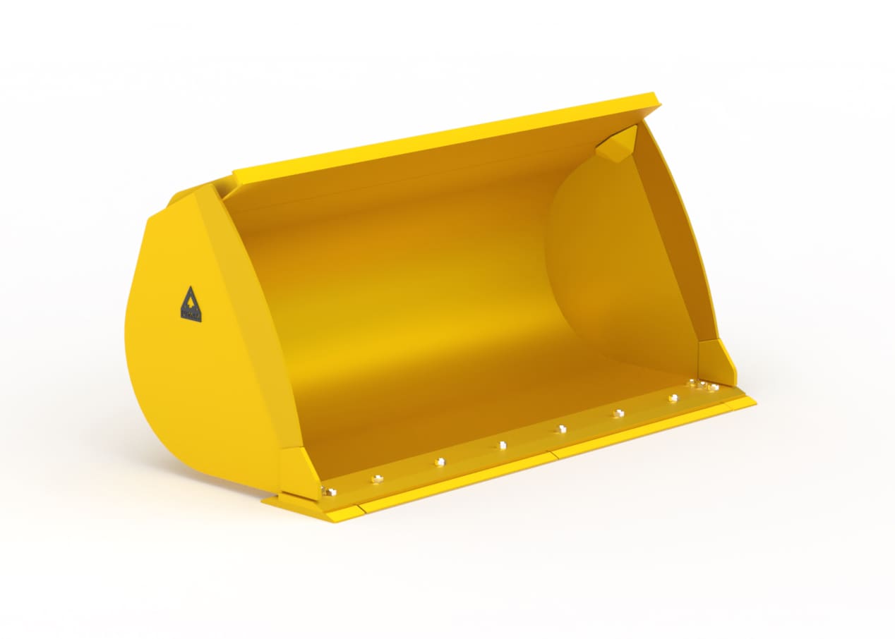 Light Material Plus Bucket | Wheel Loader Attachment - Dymax Inc