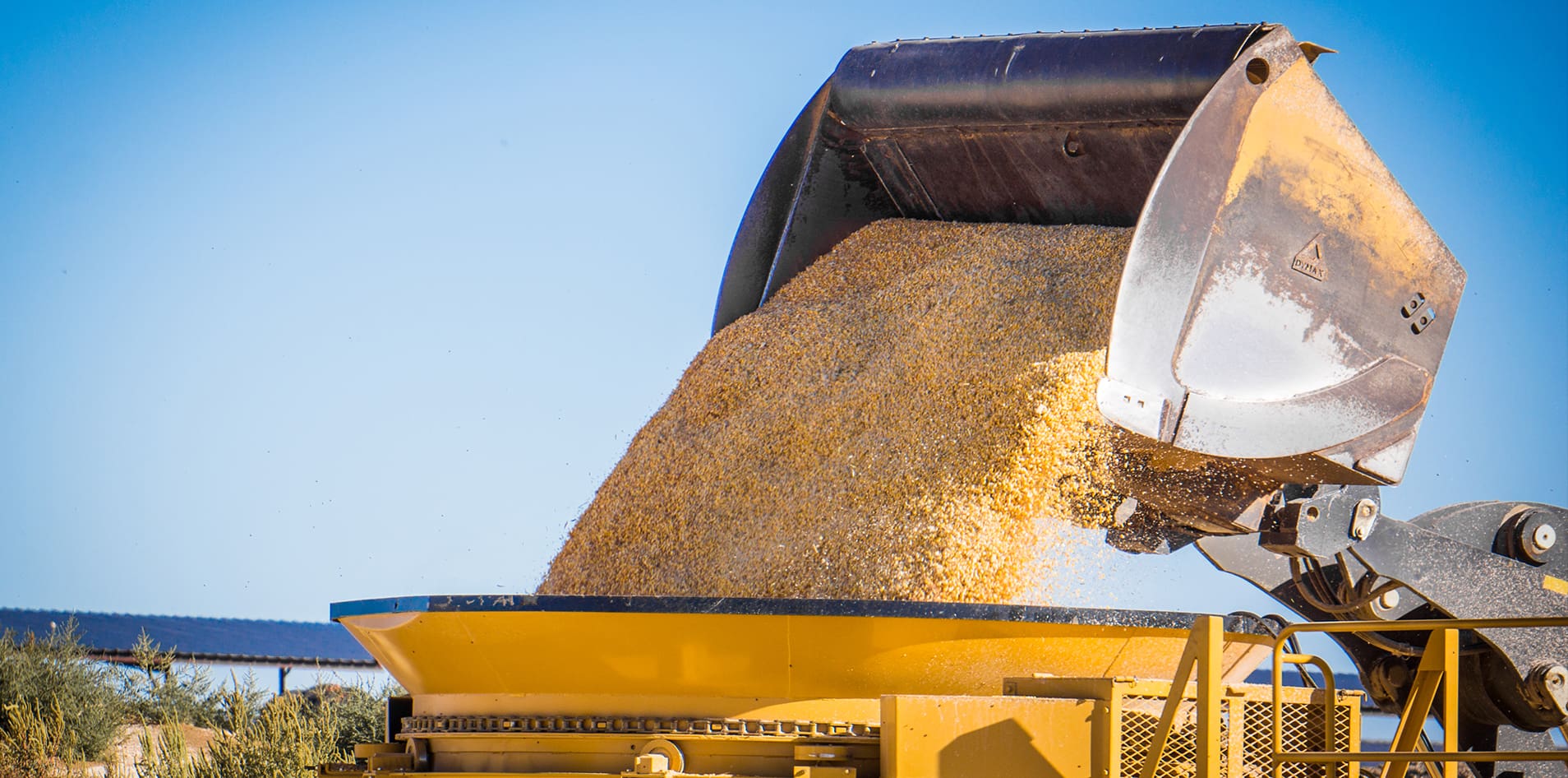 Ejector Buckets for Feedyards & Dairies | Dymax Pushout Buckets