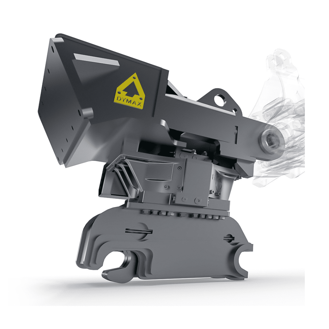 360 Rotating Quick Coupler for Gradall Excavators | Dymax Inc